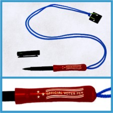 Voter Pen Tethers with Anchor System-Intab